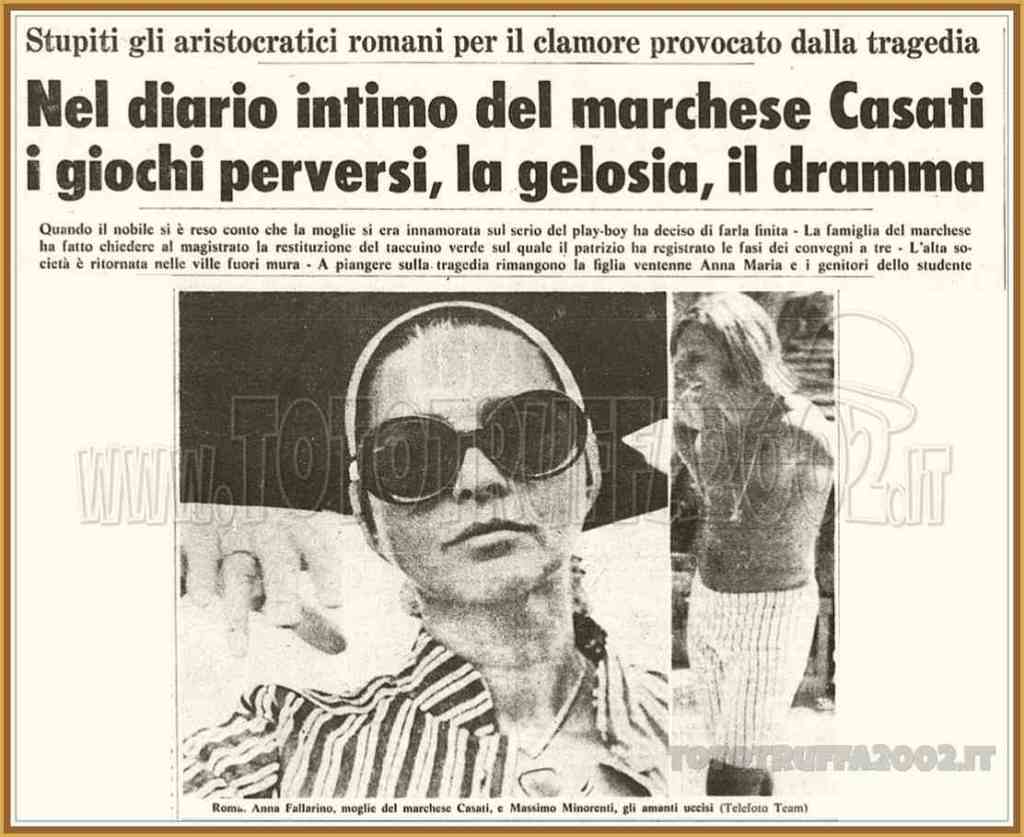 Nobiltà a luci rosse, il delitto Casati Stampa